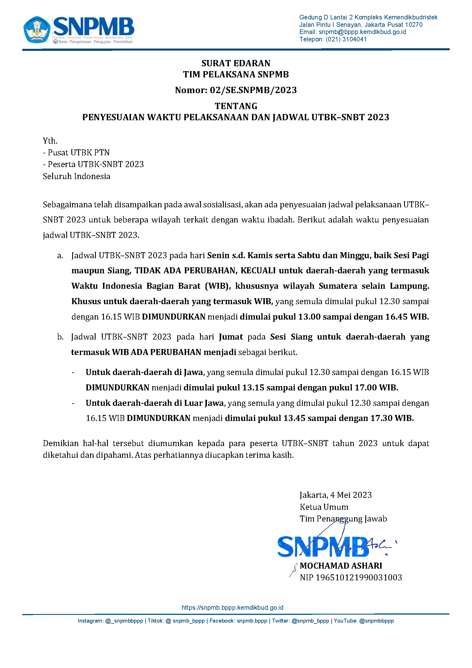 PMB UNSRI 2023